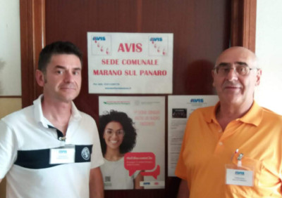 Franco Ballotti presidente Avis Marano Stefano Gardini vice Presidente2 ...